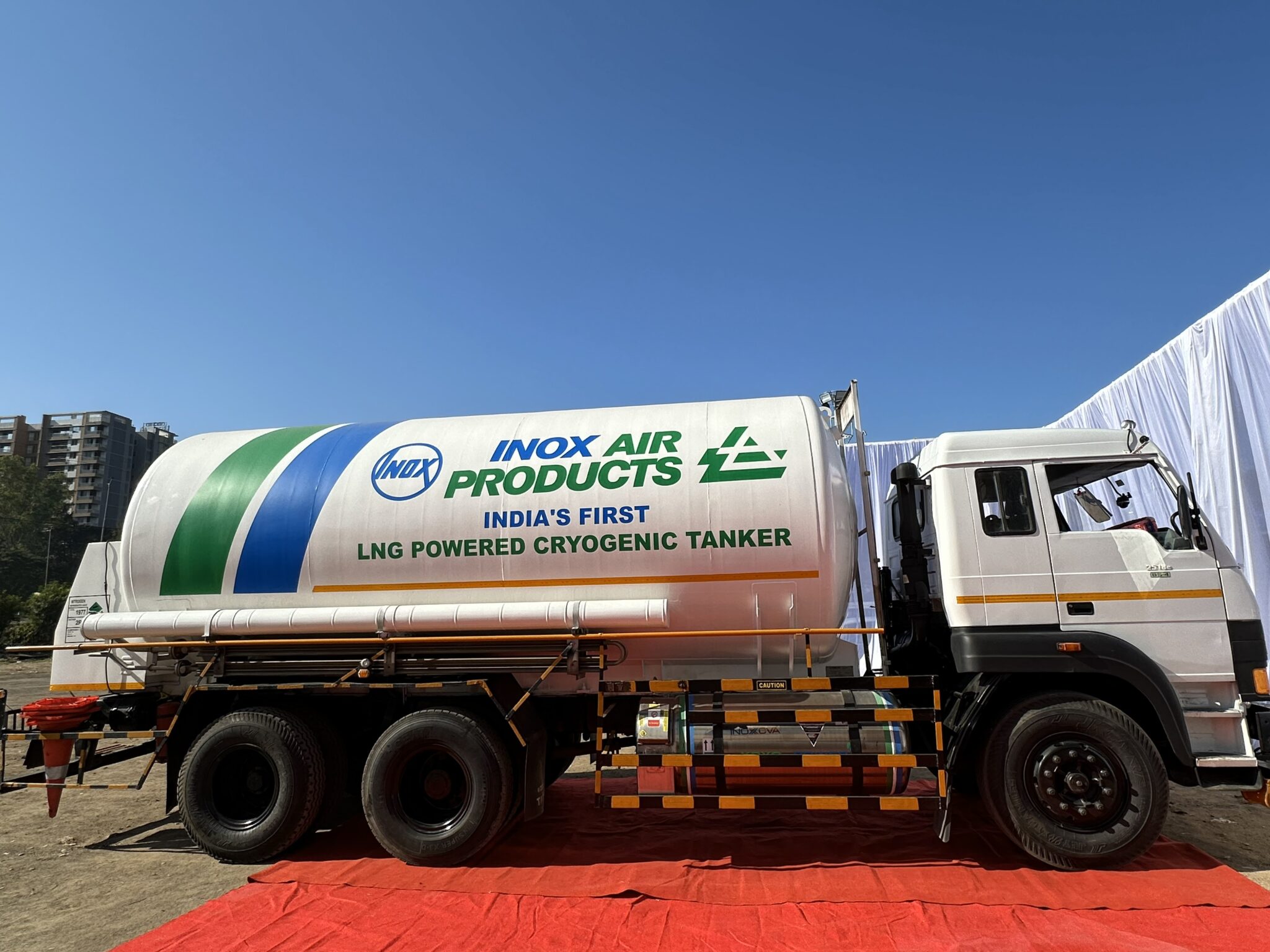 INOXAP flags off India's first LNG-fueled cryogenic tanker